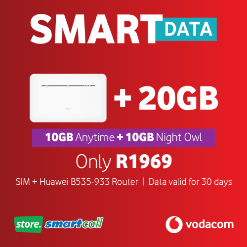 Huawei B535-933 4G CPE 3 Router + 20GB Smart Data